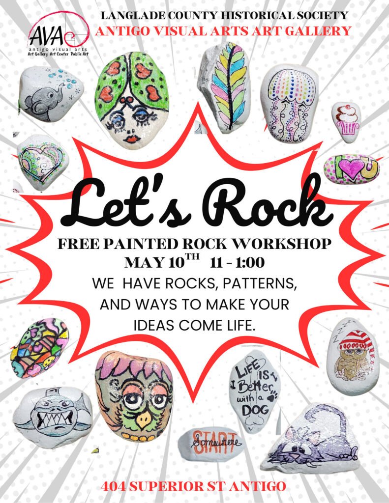 Let’s Rock – Rock Painting Workshop – Antigo Visual Arts